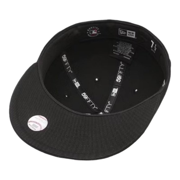 New Era | Accessories | New Era New York Yankees Metal Pack 59fifty Fitted Hat Cap Triple Black ...